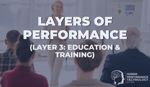 Layers of Performance (Layer 3: Education & Training)