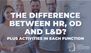 The Difference Between HR, OD and L&D